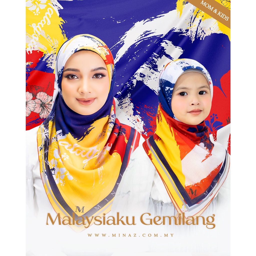MINAZ HIJAB MERDEKA SERIES | Shopee Malaysia