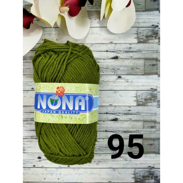 [Ready Stock] Benang Kait NONA M / Knitting Yarn NONA M 40gm / NONA M ...