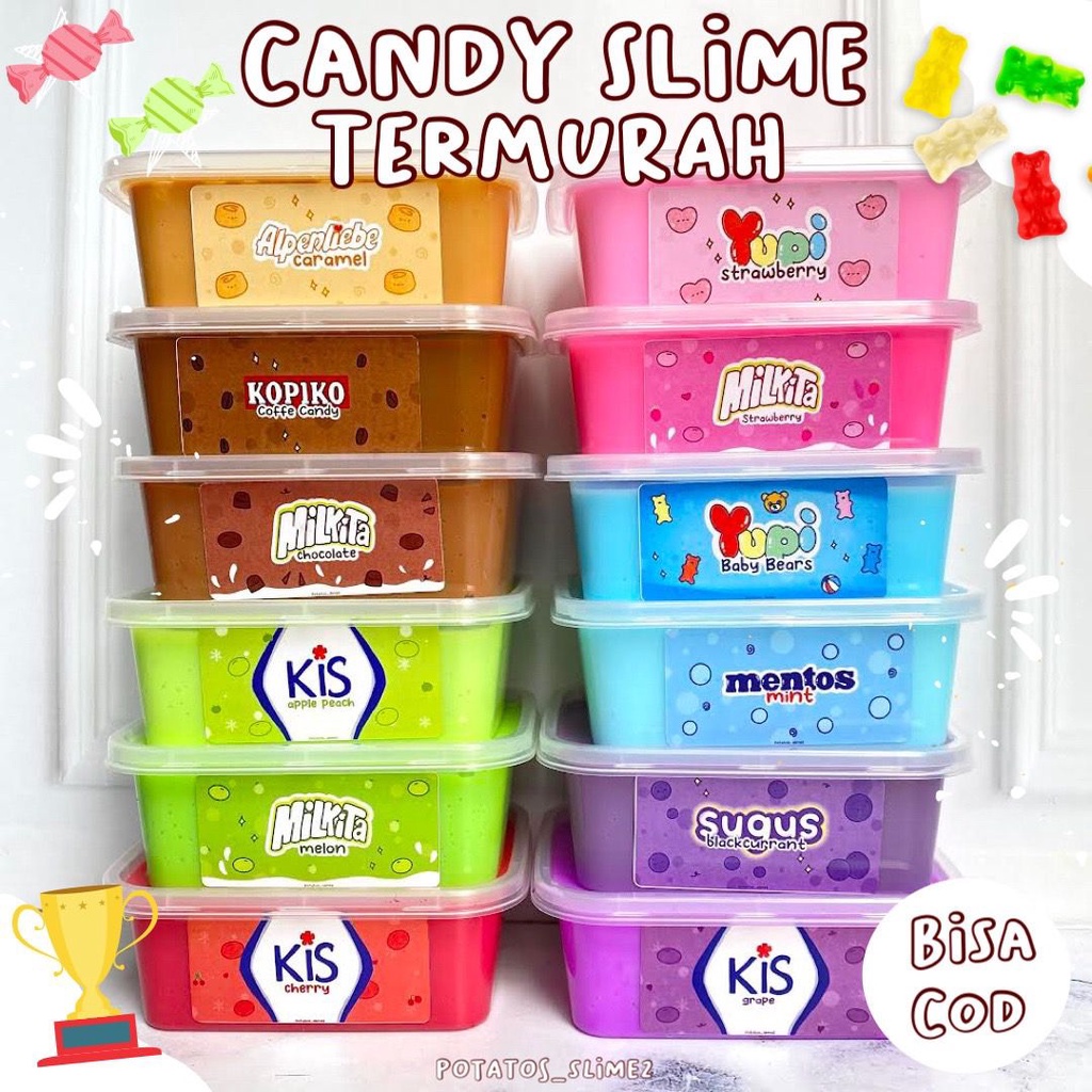 Candy Slime 200ml by Potatos_Slime2 Quality | Shopee Malaysia
