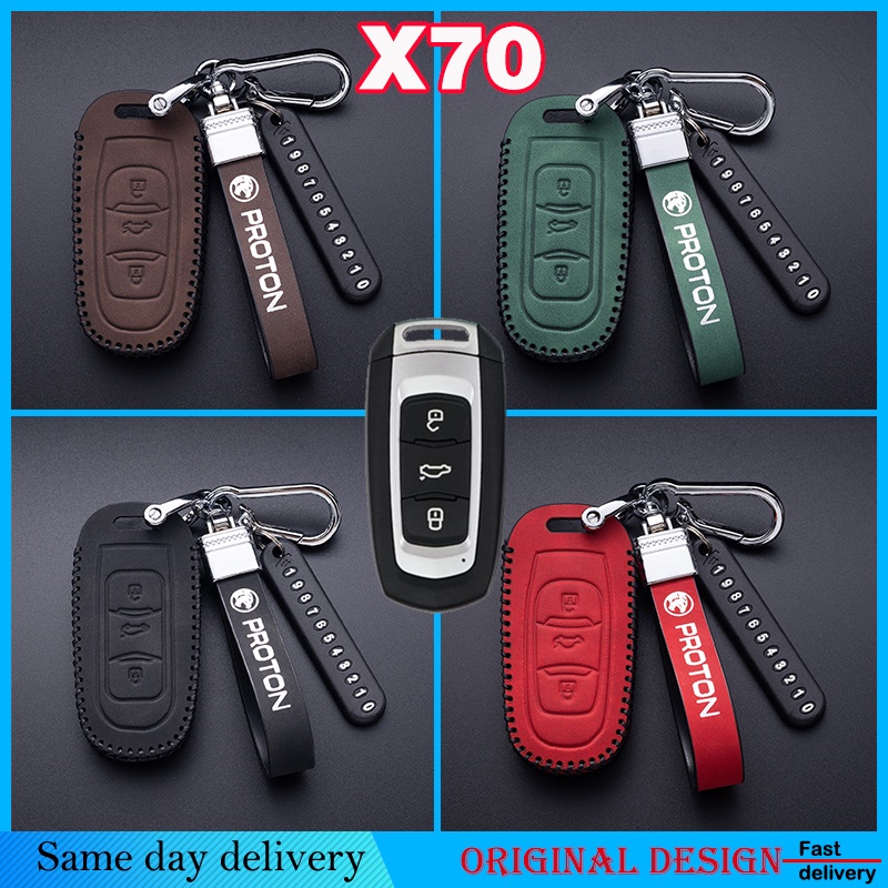 [NEW] Proton x70 key cover Keyless Car X70 Leather Key Case | Shopee ...