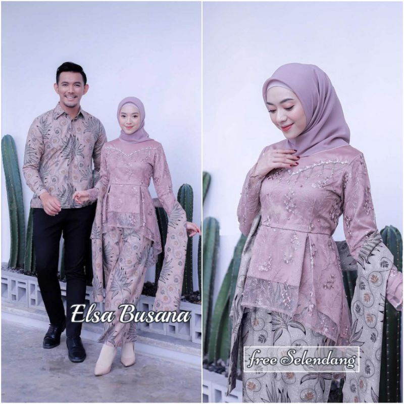 Cuple Batik Kebaya Modern Graduation Proposal Batik Brocade | Shopee ...