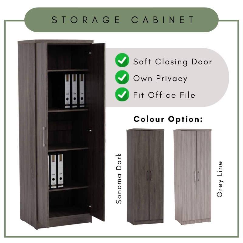 Alora Furniture- DUBLIN Storage Cabinet / File Cabinet / Almari Office ...