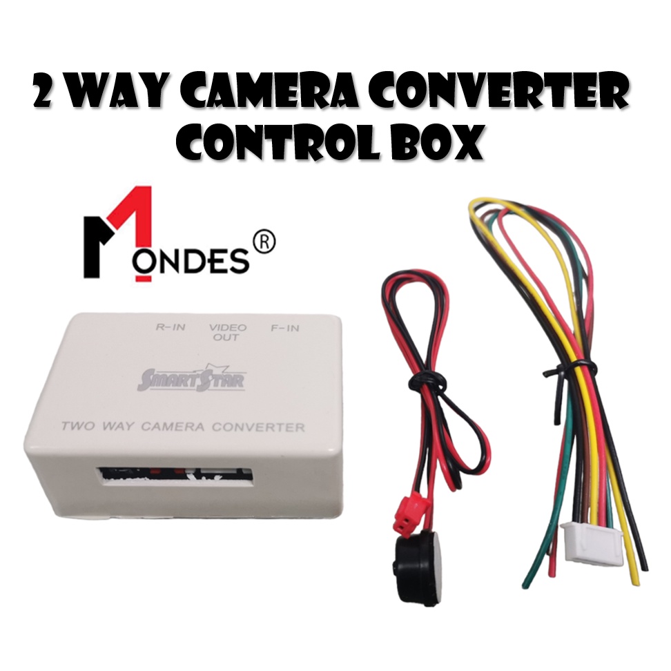 2 Way Camera Converter Control Box - Front & Reverse Camera Input ...