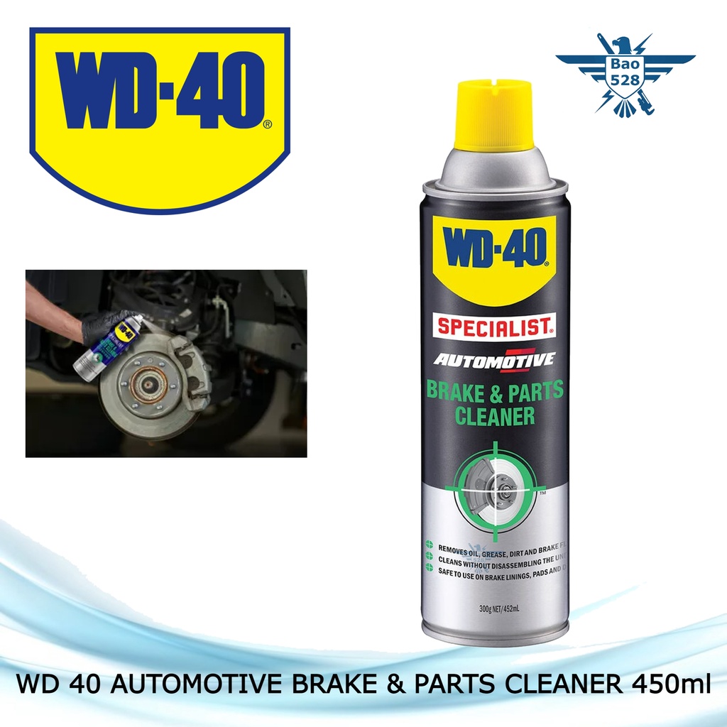WD 40 AUTOMOTIVE BRAKE & PARTS CLEANER 450ml | Shopee Malaysia