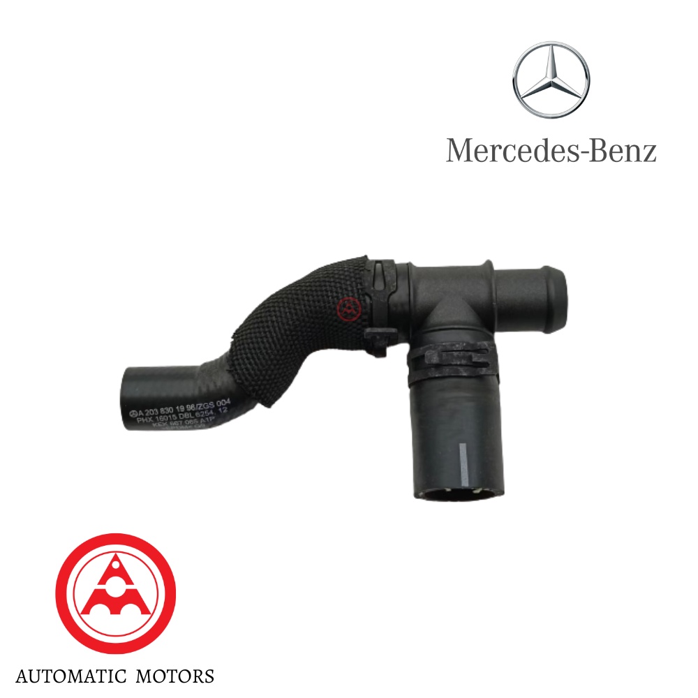 Original Mercedes Benz Radiator Expansion Tank Lower Joint/Hose W203 ...