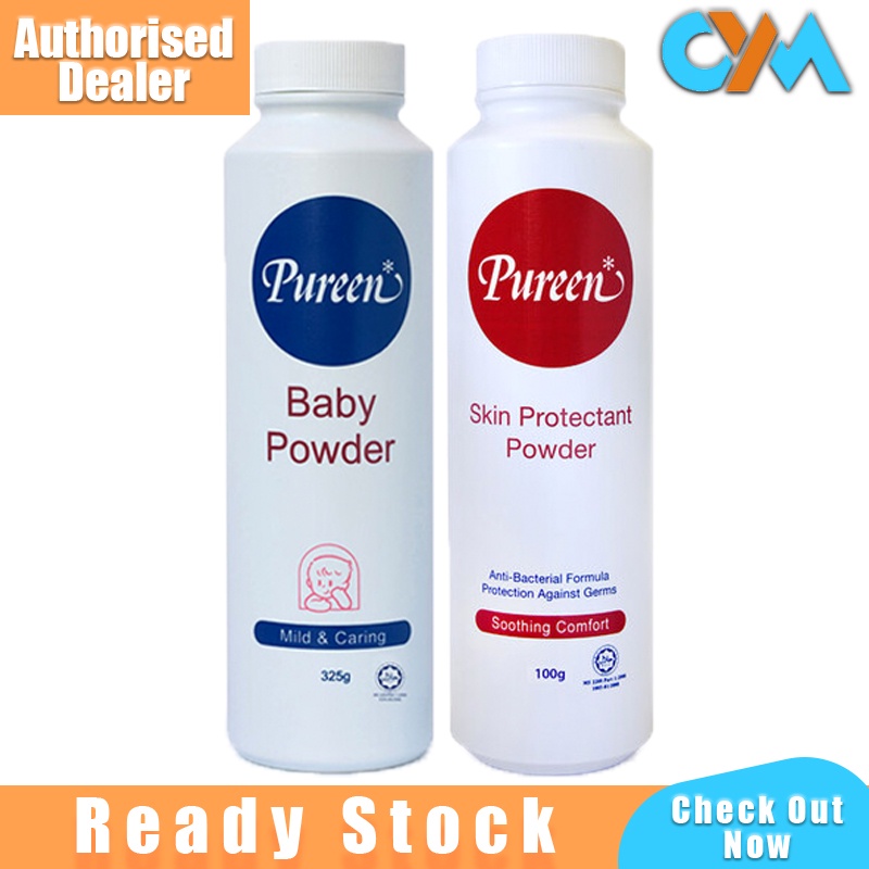 Pureen Bedak Bayi Talkum Baby Powder Anti Heat Rash Skin Protectant ...