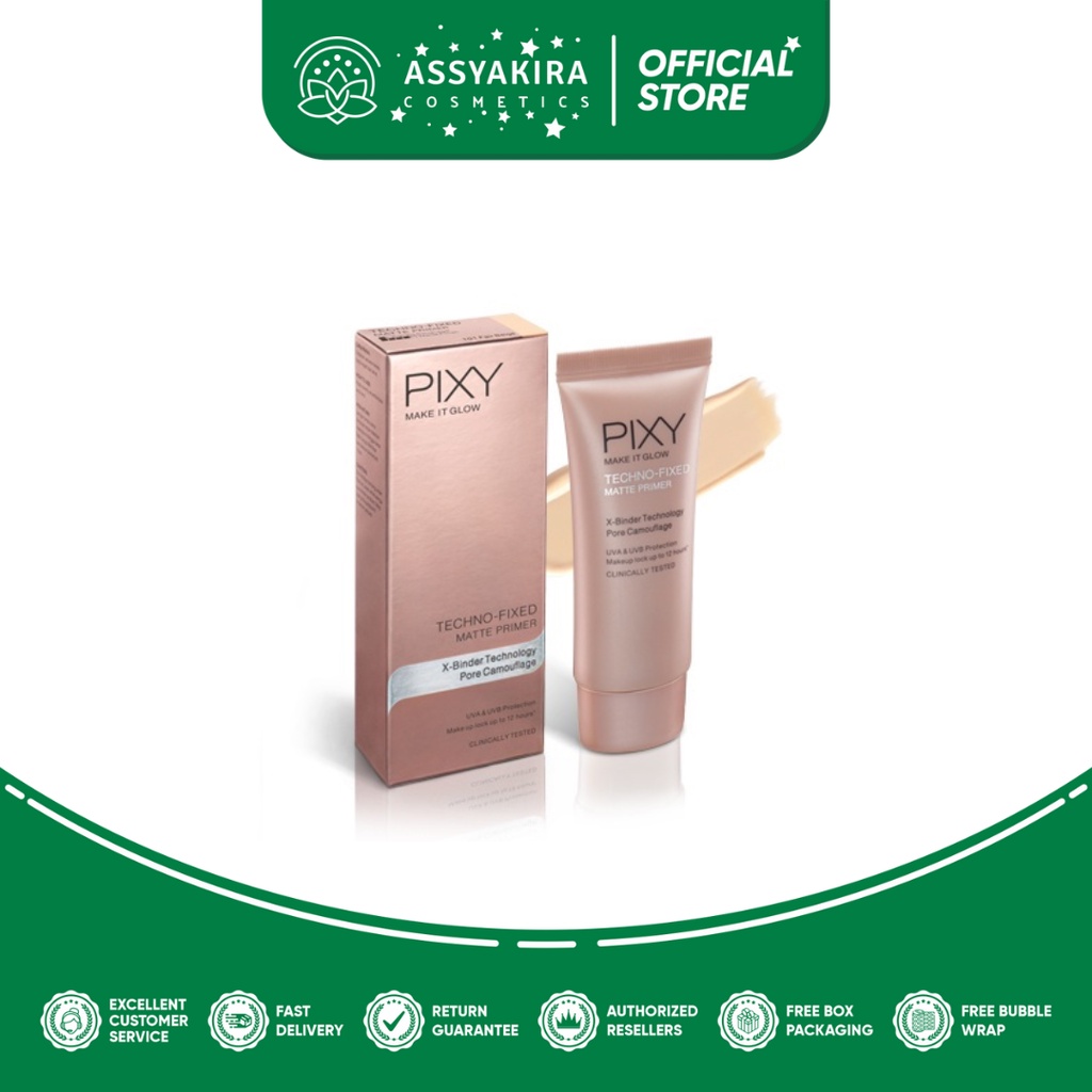 Pixy Make It Glow Techno Fixed Matte Primer - 101 Fair Beige | Shopee ...