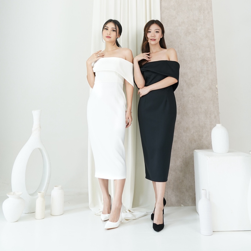 Sabrina Giyomi Dress Women's Korean Casual Party Dress | Shopee Malaysia