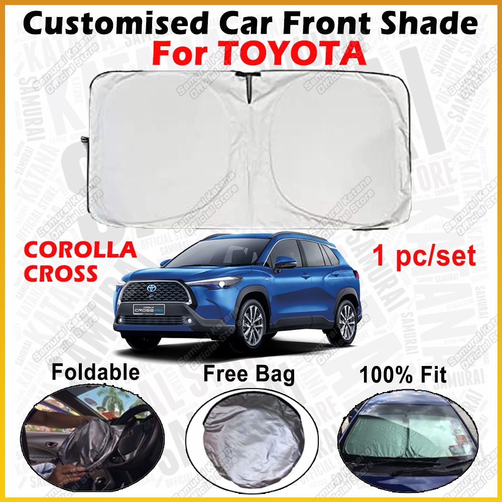 FOR TOYOTA COROLLA CROSS OEM Custom Fit Car Front Windshield Sunshade ...