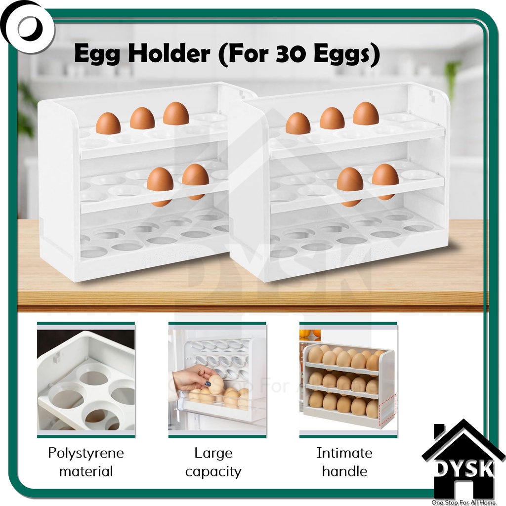 Egg Tray for 30 Eggs / Egg Storage / Egg Organiser / Fridge Organiser ...
