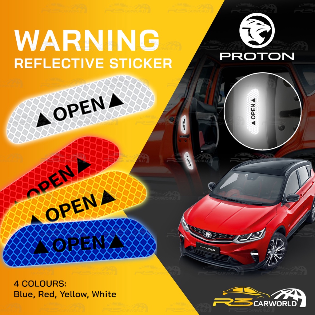 [𝐖𝐀𝐑𝐍𝐈𝐍𝐆 𝐑𝐄𝐅𝐋𝐄𝐂𝐓𝐈𝐕𝐄 𝐒𝐓𝐈𝐂𝐊𝐄𝐑] Proton X90 X70 X50 S70 SAGA PERSONA WIRA ...