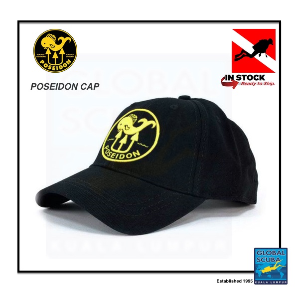 POSEIDON Scuba Diving and Water Sport Cap ~ Perfect gift for Divers and ...