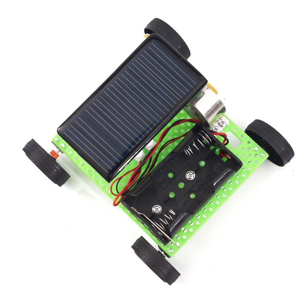DIY Novelty Solar Car Vehicle Model Assemble Toy Set Electric Powered ...