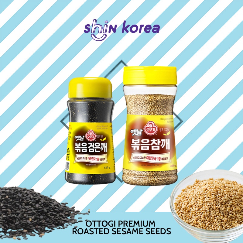 SHIN·KOREA Ottogi Premium Roasted Sesame Seeds (Original / Black) | 不倒翁 ...