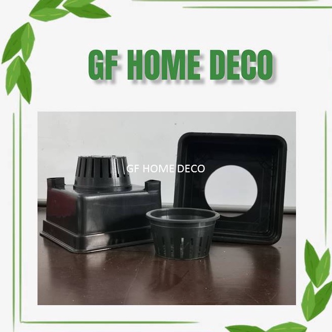 100mm HYDROPONIC BIG POT PLANTER 2 Functionable pot/100mm Net Pot with ...