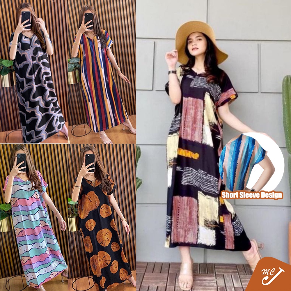 McJoden - ELLA Women Night Dress Baju Tidur Wanita Pajamas Dress ...