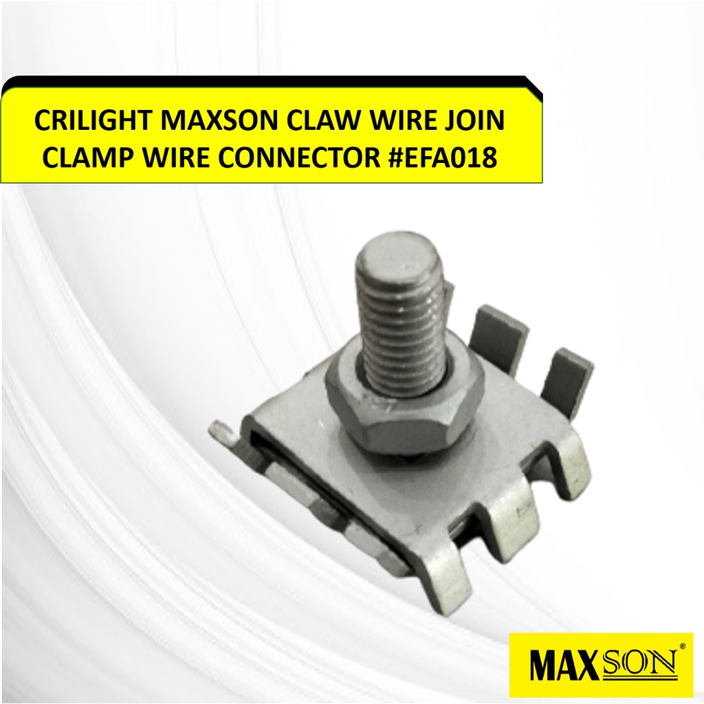 Maxson Crilight Claw Wire Join Clamp Wire Connector (1 Pc) EFA018 ...