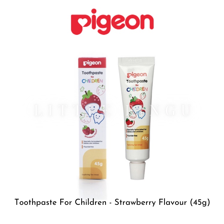 Original Pigeon Toothpaste For Children - Strawberry Flavour (45g ...