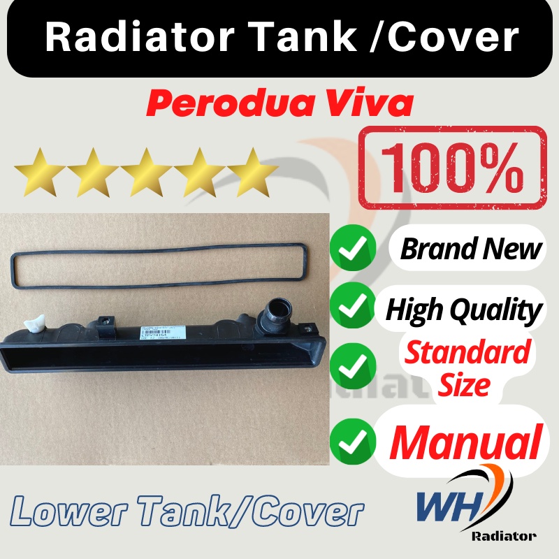 PERODUA VIVA 660/850/1.0/Elite Manual Radiator Bottom Tank / Bottom ...