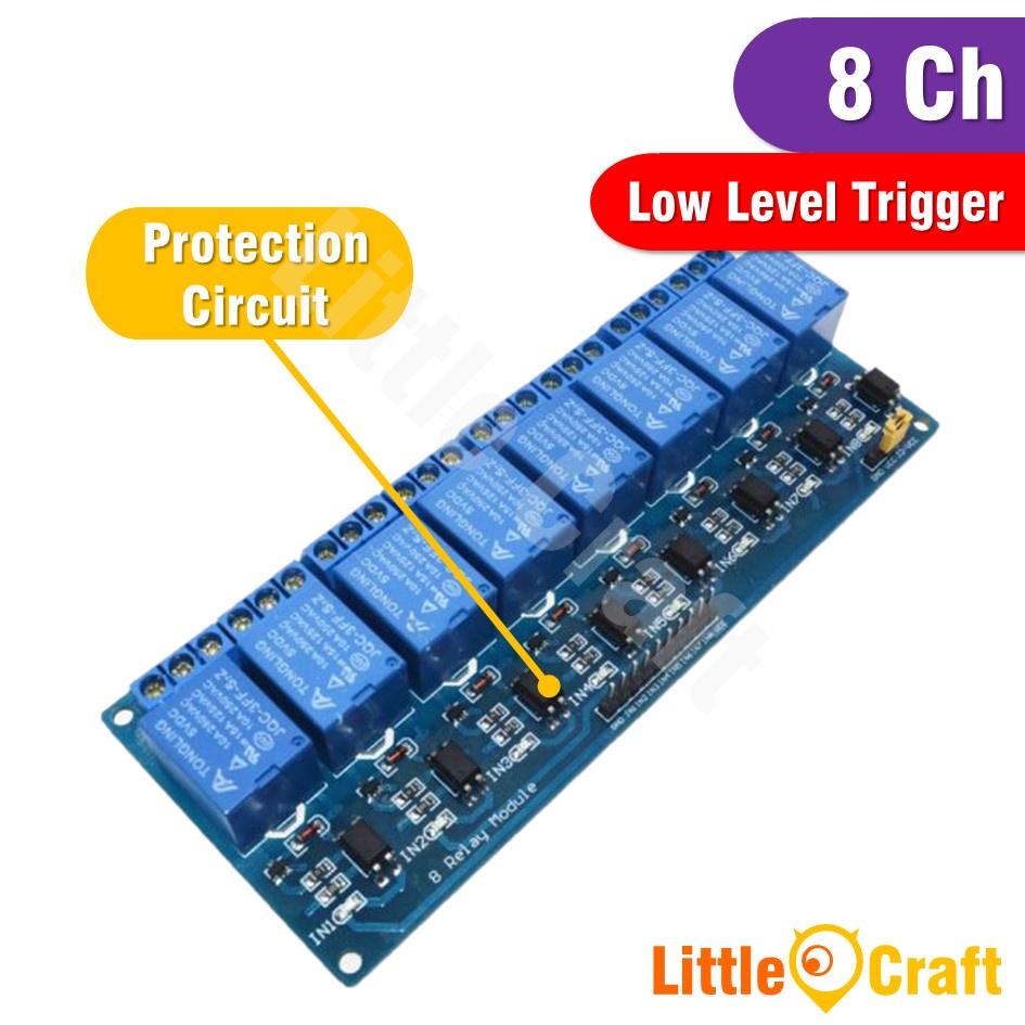5V Isolated Relay Module With Low High Level Trigger 1 Channel 2 ...