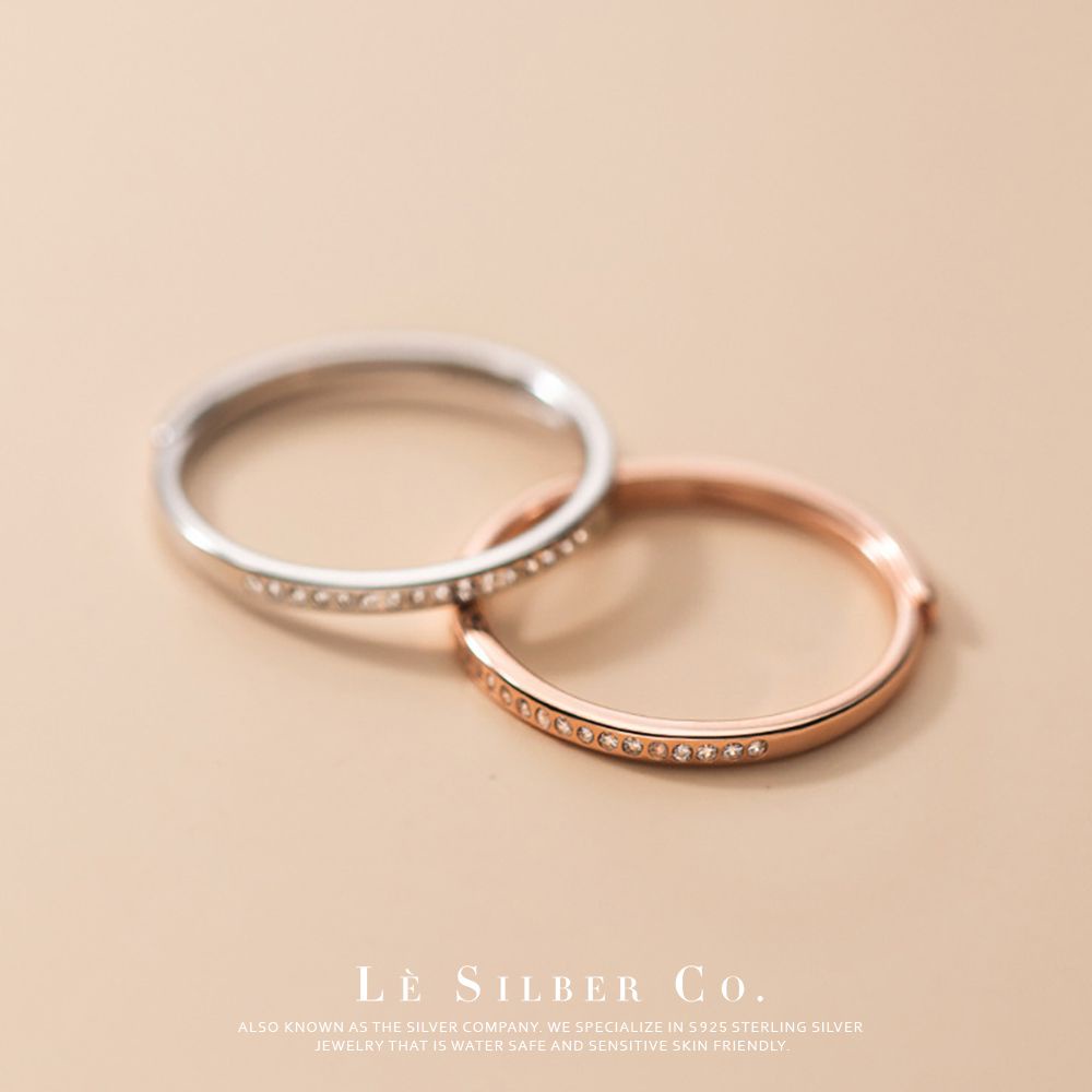 Lè Silber Co.S925 - Half Eternity Brilliance Ring | Shopee Malaysia