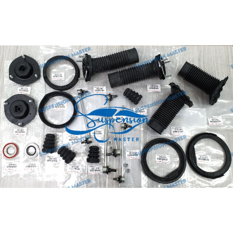 20 IN 1 SET - TOYOTA HARRIER ACU30/ACU35 - FRONT/REAR SUSPENSION KIT ...