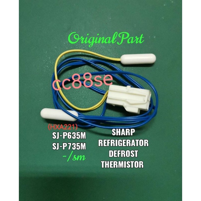 SHARP REFRIGERATOR DEFROST THERMISTOR DEFROST SENSOR SJ-P635M SJ-P735M ... SHARP REFRIGERATOR DEFROST THERMISTOR DEFROST SENSOR SJ-P635M SJ-P735M ...