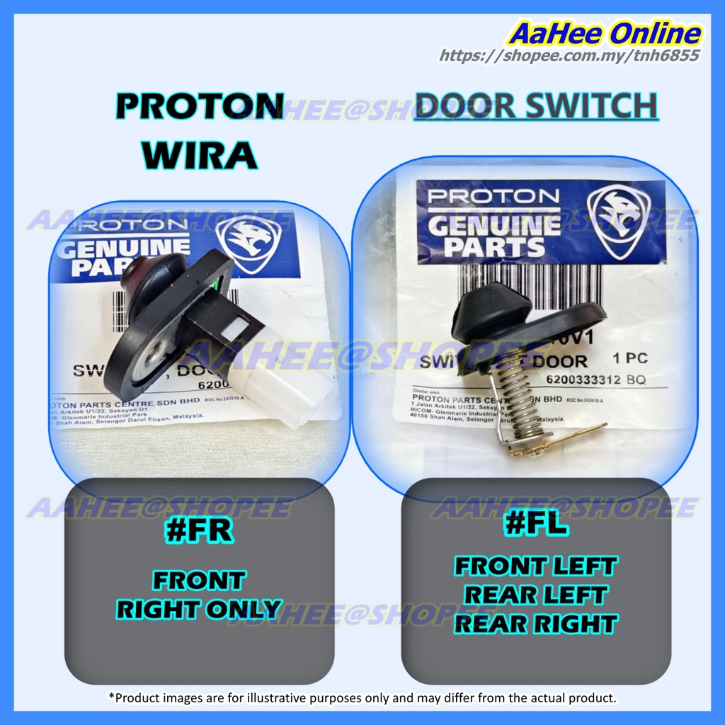 Original Door Switch for WIRA Front/Rear Left/Right PROTON Genuine ...