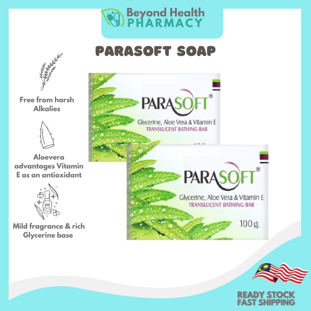 PARASOFT Translucent Bathing Bar 100g | Shopee Malaysia