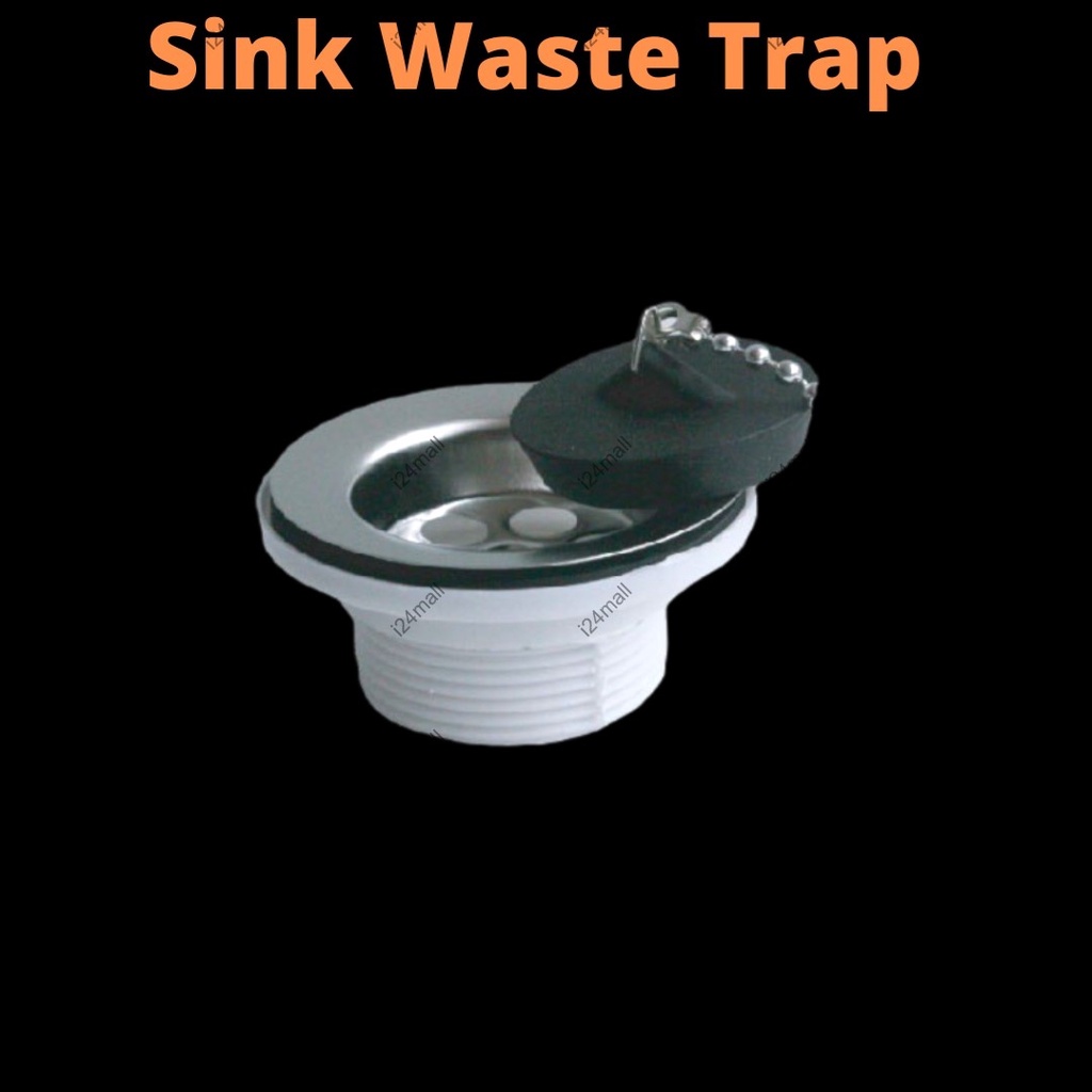 [Stock Clearance] Sink Waste Trap with Stainless Steel 1-1/4 Inches 1 ...