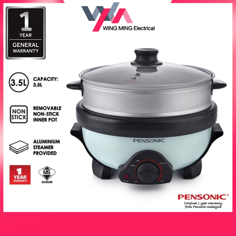 Pensonic Multi Cooker 3.5L With Steamer Non-Stick pot PMC-1302S ...
