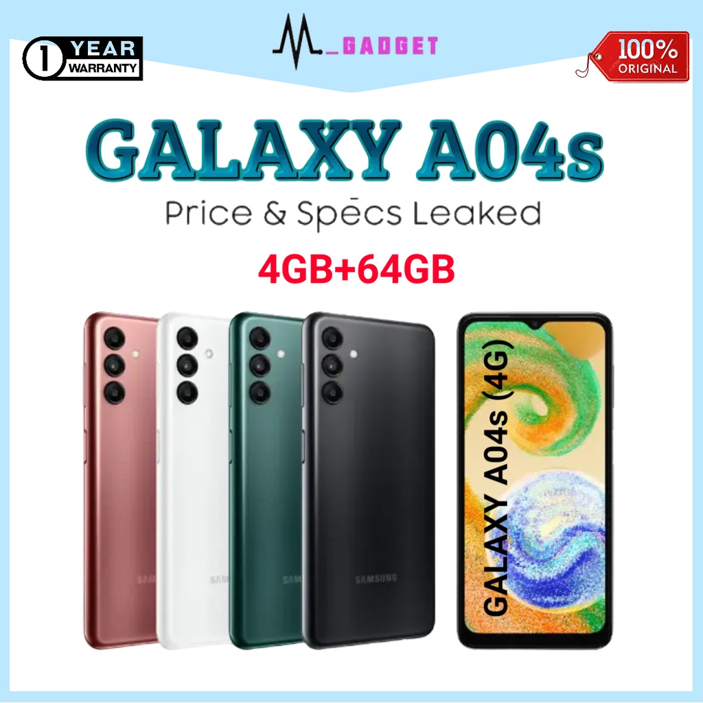SAMSUNG GALAXY A04s (4GB+64GB) / A04s (4GB+128GB) l 6.5" HD+ 90Hz l ...