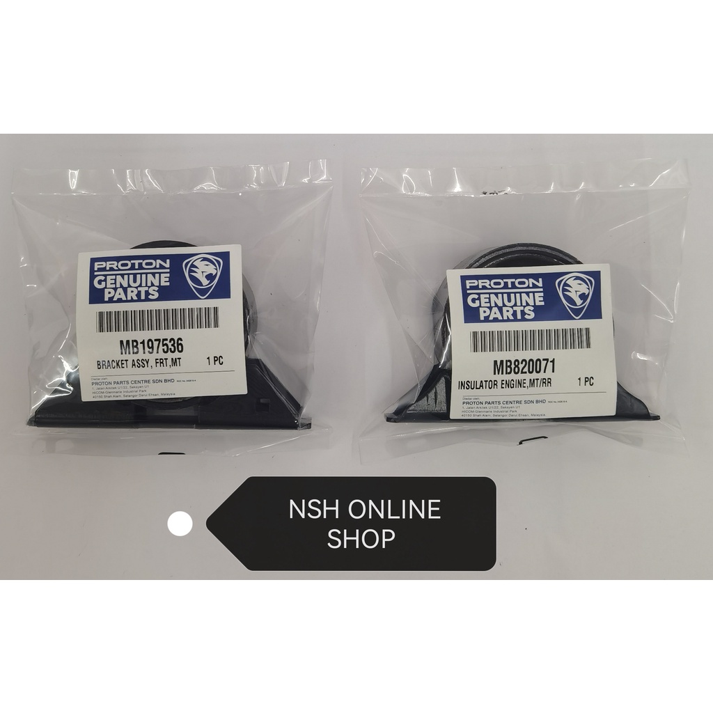 Engine Mounting Set (OEM) for Proton Waja Old & Campro Gen-2 Persona (Auto & Manual) 1 Set ...