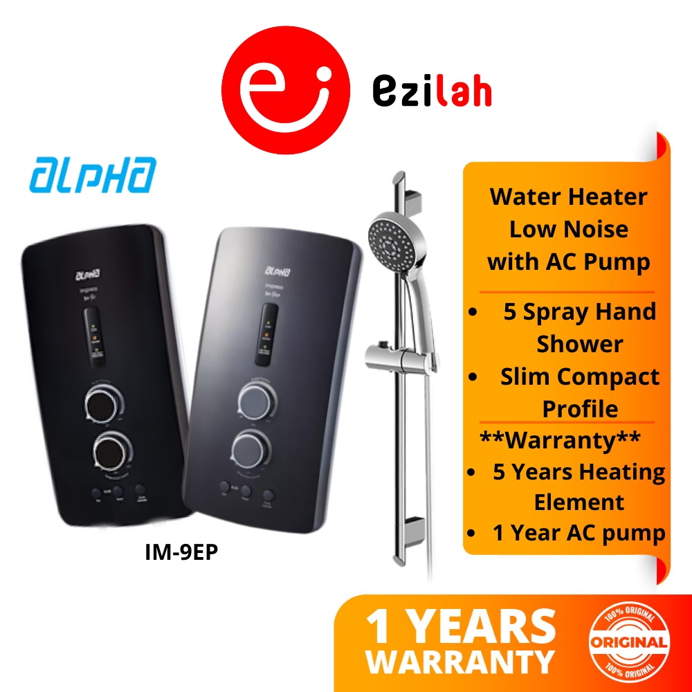 Alpha Instant Water Heater with AC Pump IM-9EP | Shopee Malaysia