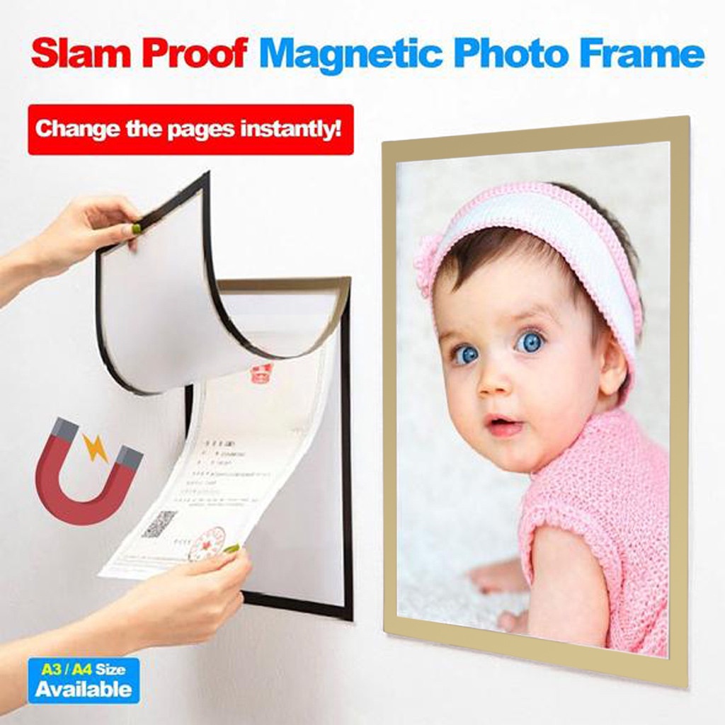 A3 A4 A5 A6 Document Display Magnetic Frame Cover SSM Certificate ...