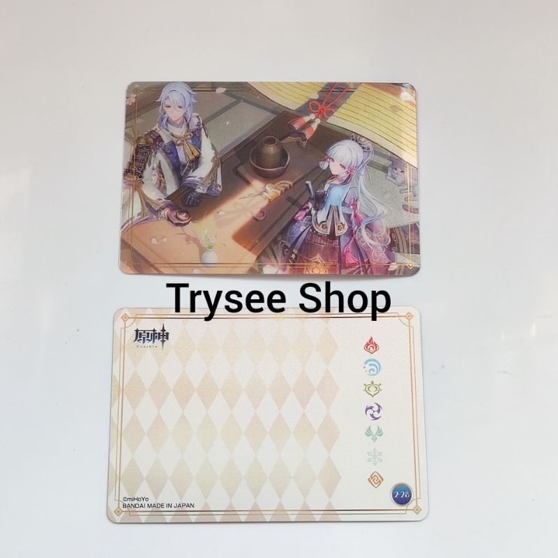 Genshin Impact Metal Card Collection Bandai Namco/Mihoyo Eula Shenhe ...