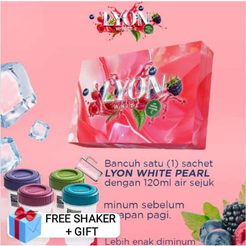 lyon white putih lepak | Shopee Malaysia