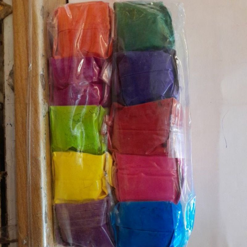 10 in 1 Multi Colour Kolam Powder - 50g x 10 packs | Shopee Malaysia