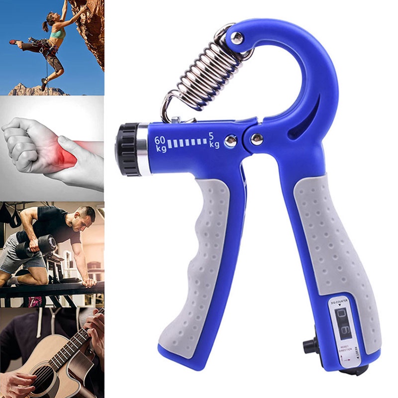 Ergonomic Hand Gripper Adjustable Counter Wrist Arm Finger Forearm ...