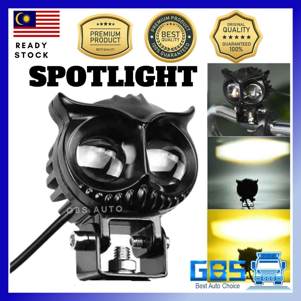 GBS Truck Lori Led 12V 24V Owl Spotlight Headlight Motorcycle Spotlight ...