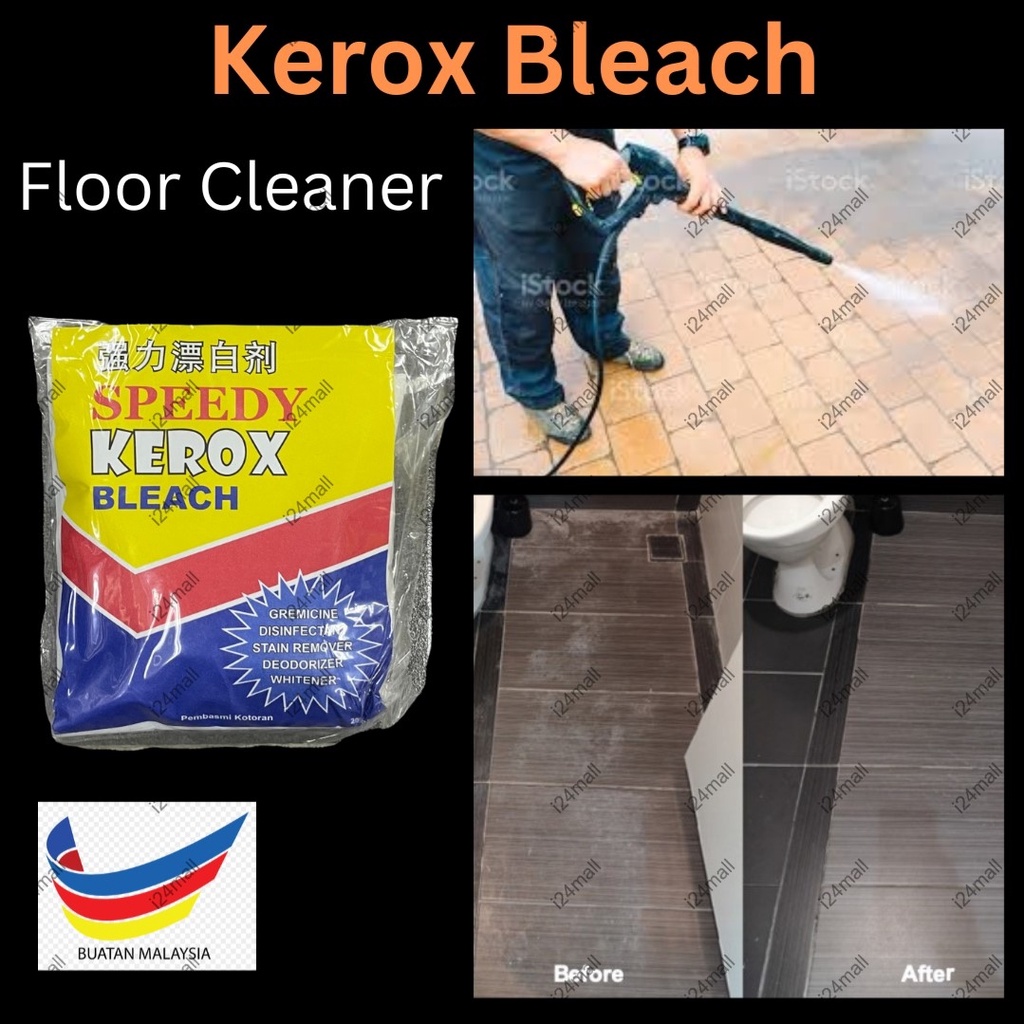 Kerox Bleach Powder for Floor Cleaning / Pencuci lantai Heavy Stain ...