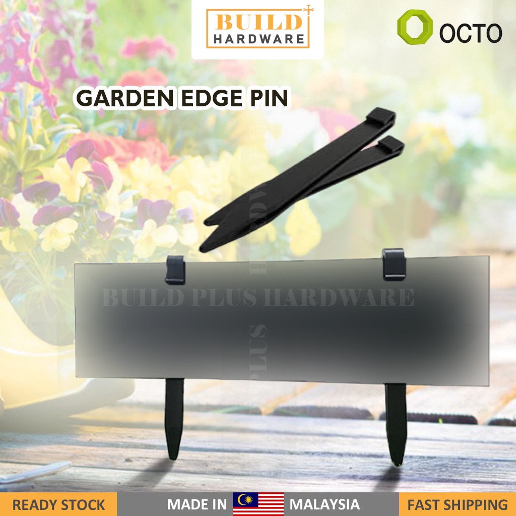 OCTO Garden Lawn Edge Pin 1pcs Edging Border Peg Landscape Flower Bed ...