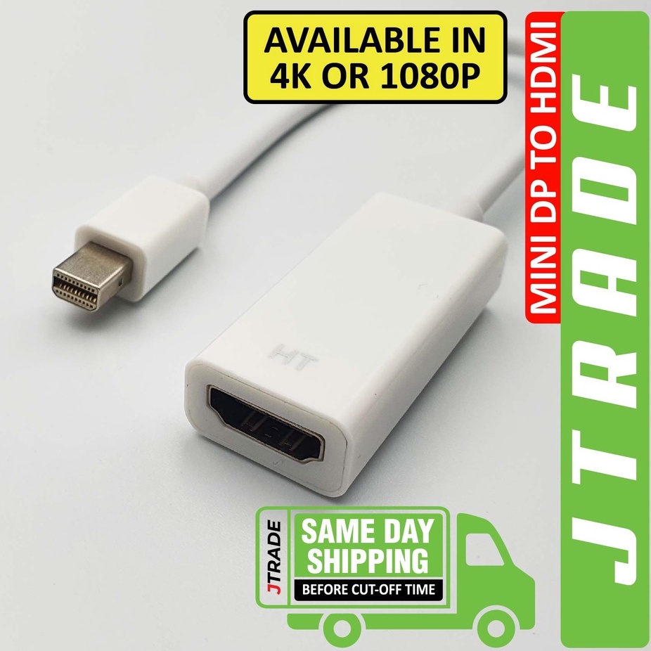 Mini DP Thunderbolt DisplayPort to HDMI 1080P / 4K Video Converter ...