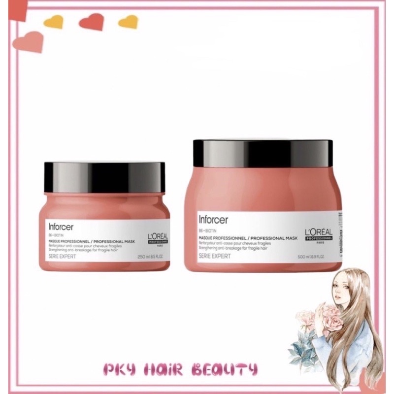 Loreal Serie Expert Inforcer Hair Masque 250ml / 500ml (New Packing ...