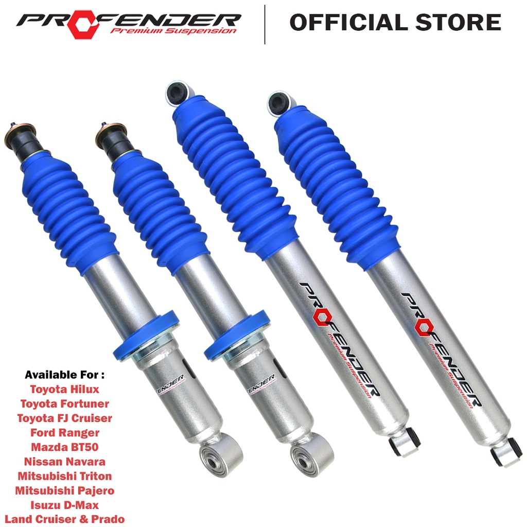Big Bore Profender Heavy Duty Shock Absorber Hilux Land Cruiser Triton ...