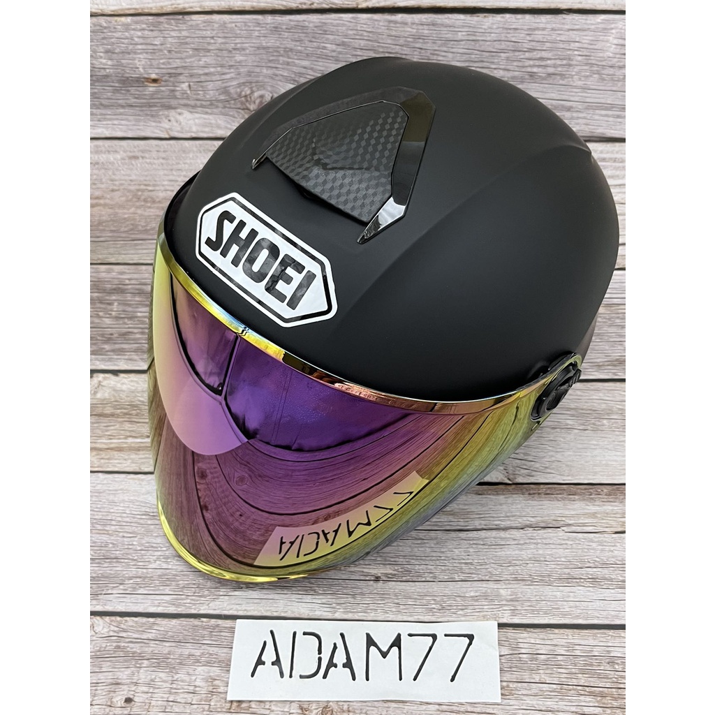 Shoei STICKER Helmet Murah siap visor rainbow / Helmet Bajet 2024 ...