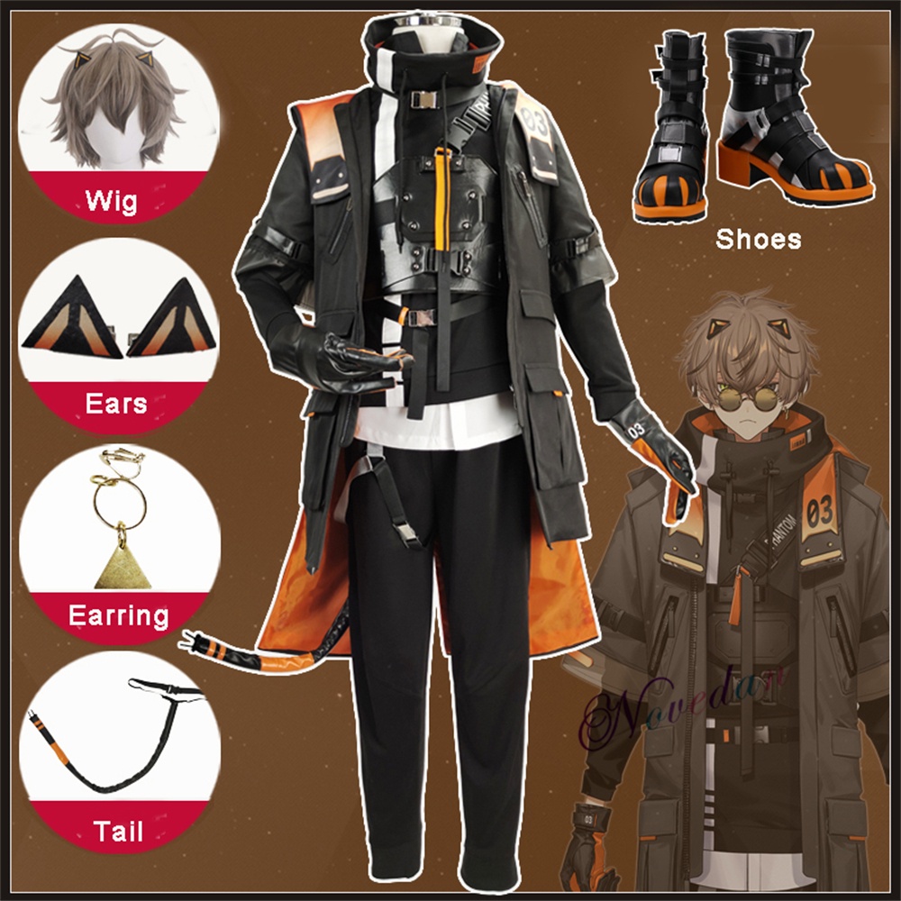 `VTuber Nocytx Alban Knox Cosplay Costume Hololive NIJISANJI Fancy ...
