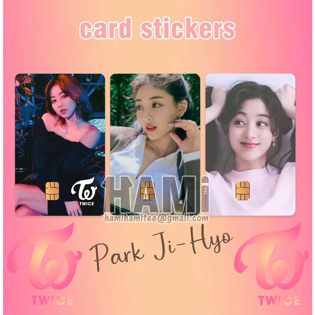 PARK JI-HYO CARD STICKER - TWICE KAD STICKER - JI-HYO TNGO CARD STICKER ...