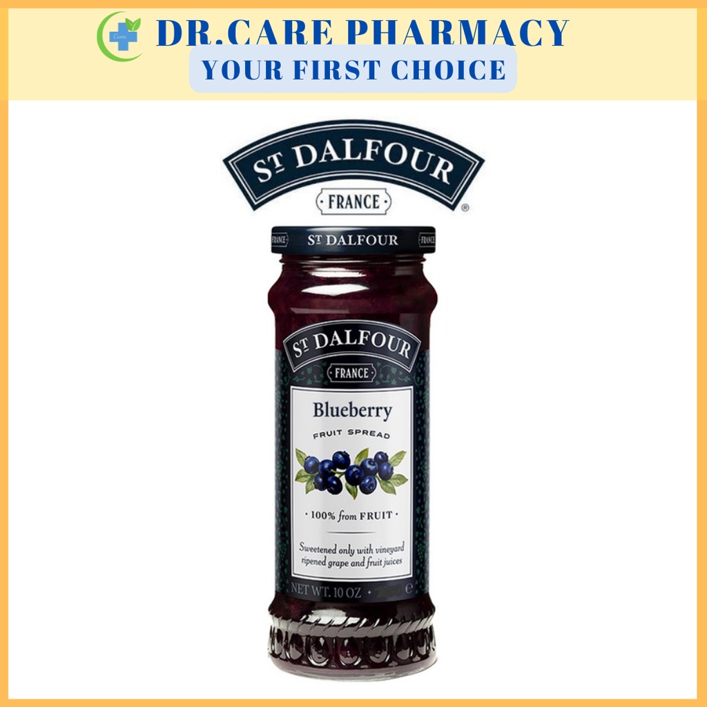 500g LARGE Blueberry St Dalfour Sugar FREE High Fruit Content Spread ...