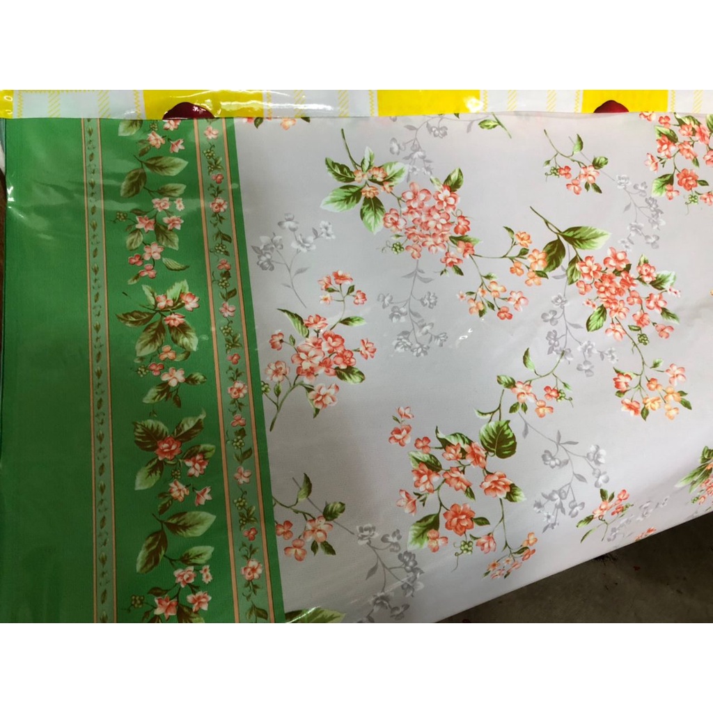 Transparent Alas Meja Plastik / Table Cloth Plastic / Alas Meja Jernih ...